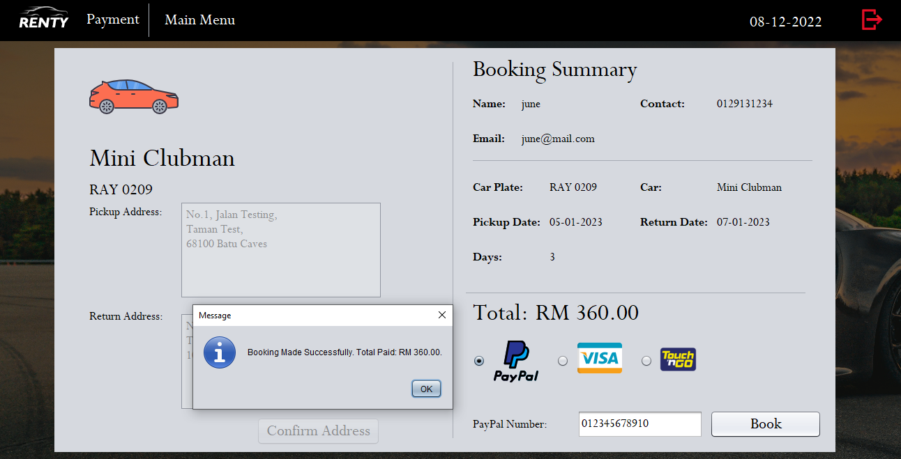 GitHub - wong-hj/java-car-rental-system: Car Rental System with GUI ...