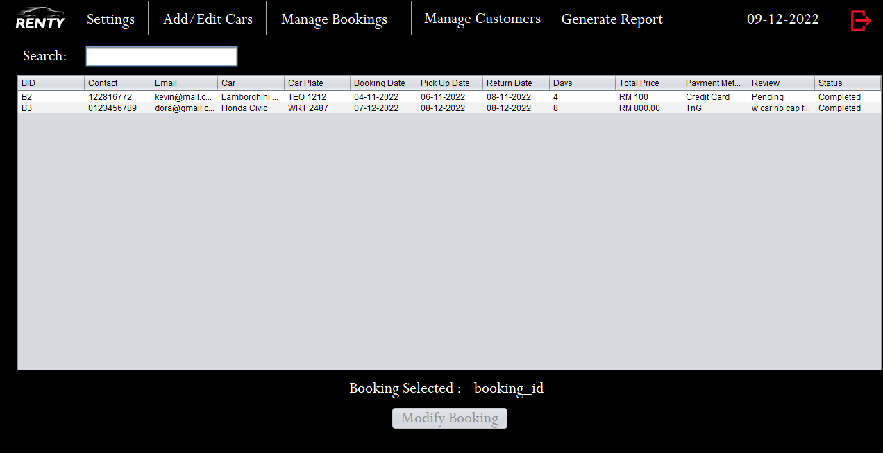 GitHub - wong-hj/java-car-rental-system: Car Rental System with GUI ...