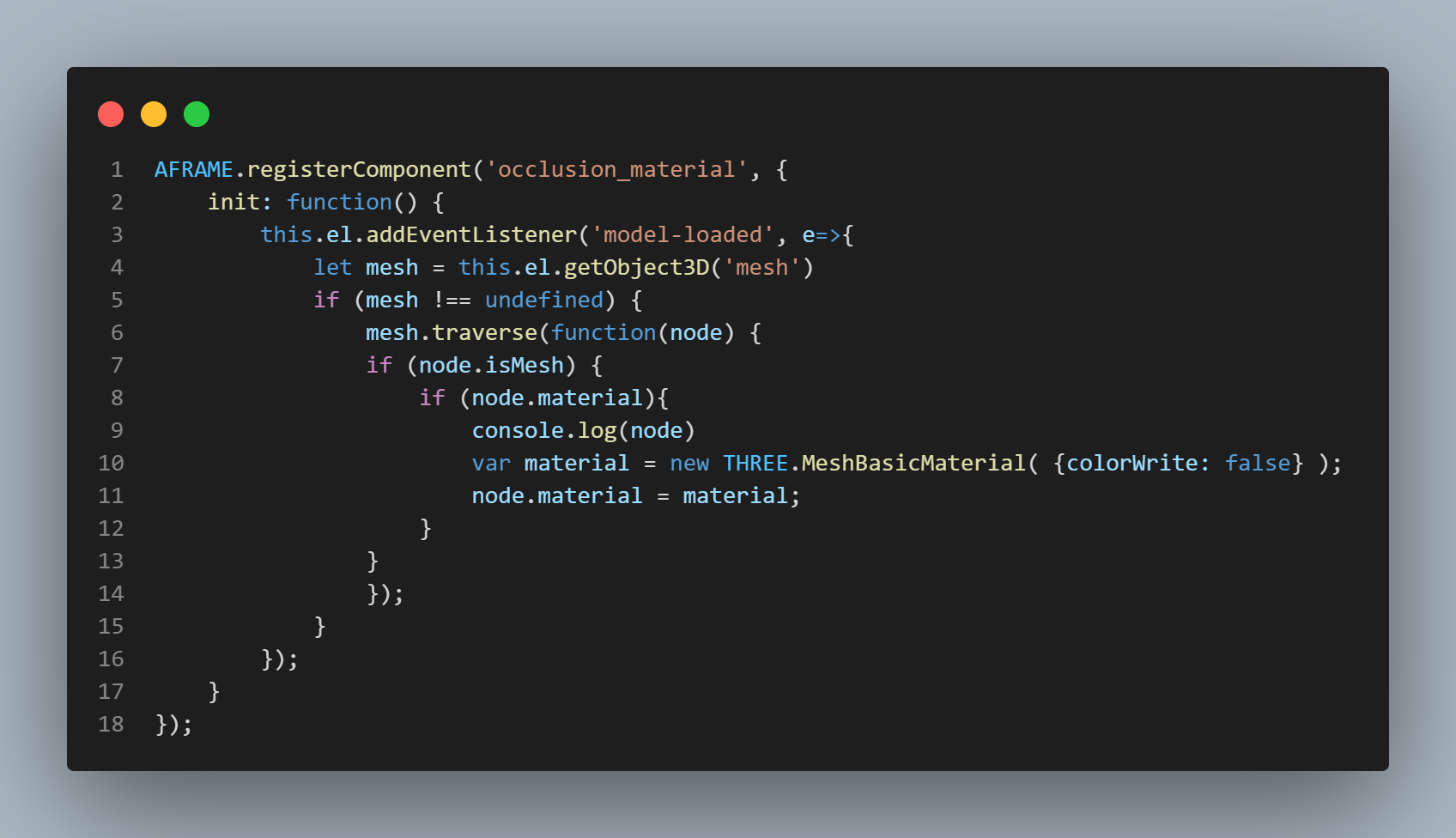 GitHub - Mrbside/a-frame-visuals: I will put here successfully implemented materials and ...