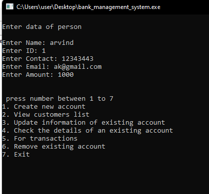 GitHub - gulshan0303/BankManagement_system