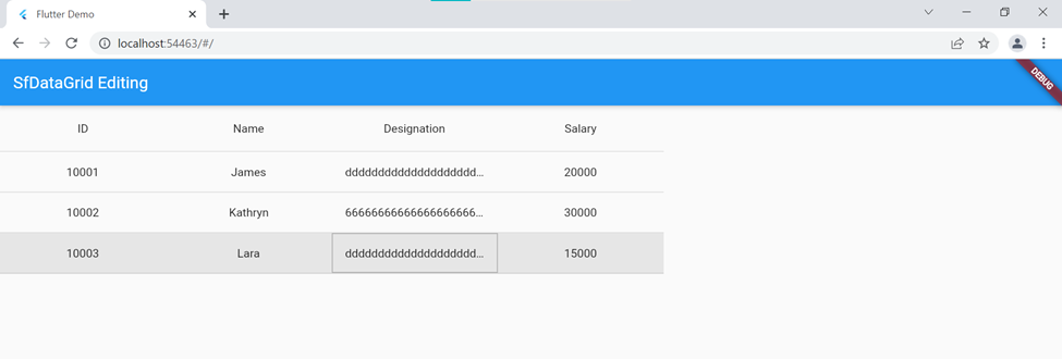 web gridview cell value not showing properly if text exceed. this issue is only on browser. i am ...