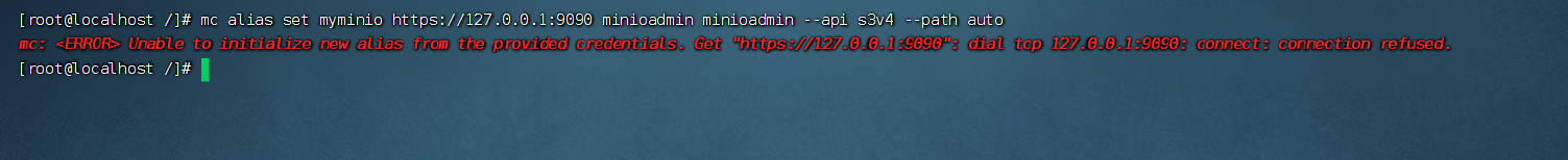 Dial Tcp 127 0 0 1 9090 Connect Connection Refused · Issue 4524 · Minio Mc · Github