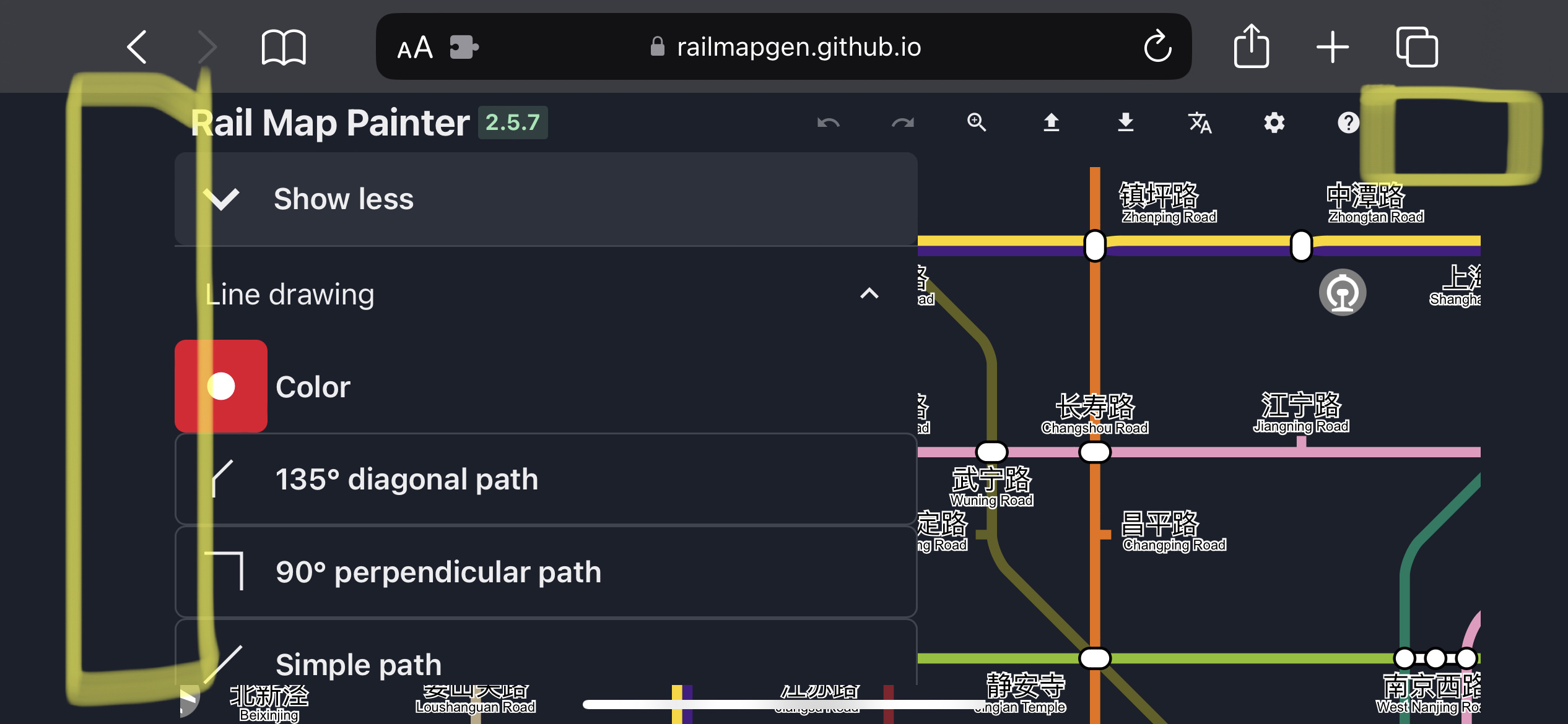 Incorrect safe area padding in iOS landscape mode · Issue #300 · railmapgen/rmp · GitHub