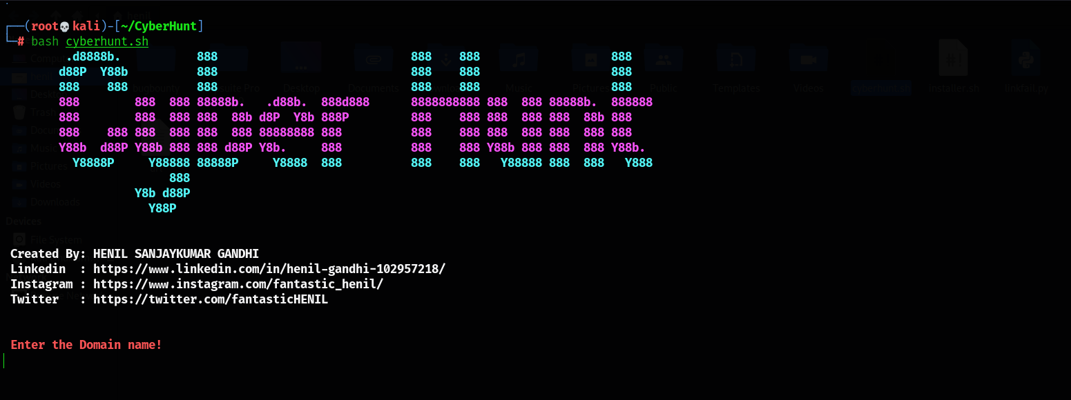 GitHub - HENILGANDHI/CyberHunt
