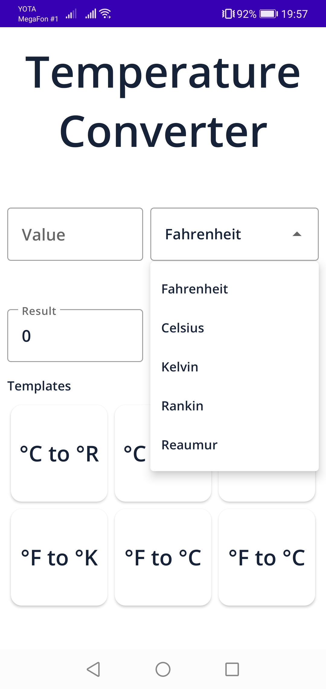 GitHub - Dad52/Temperature-converter: Мгновенный конвертер величин для перевода между ...