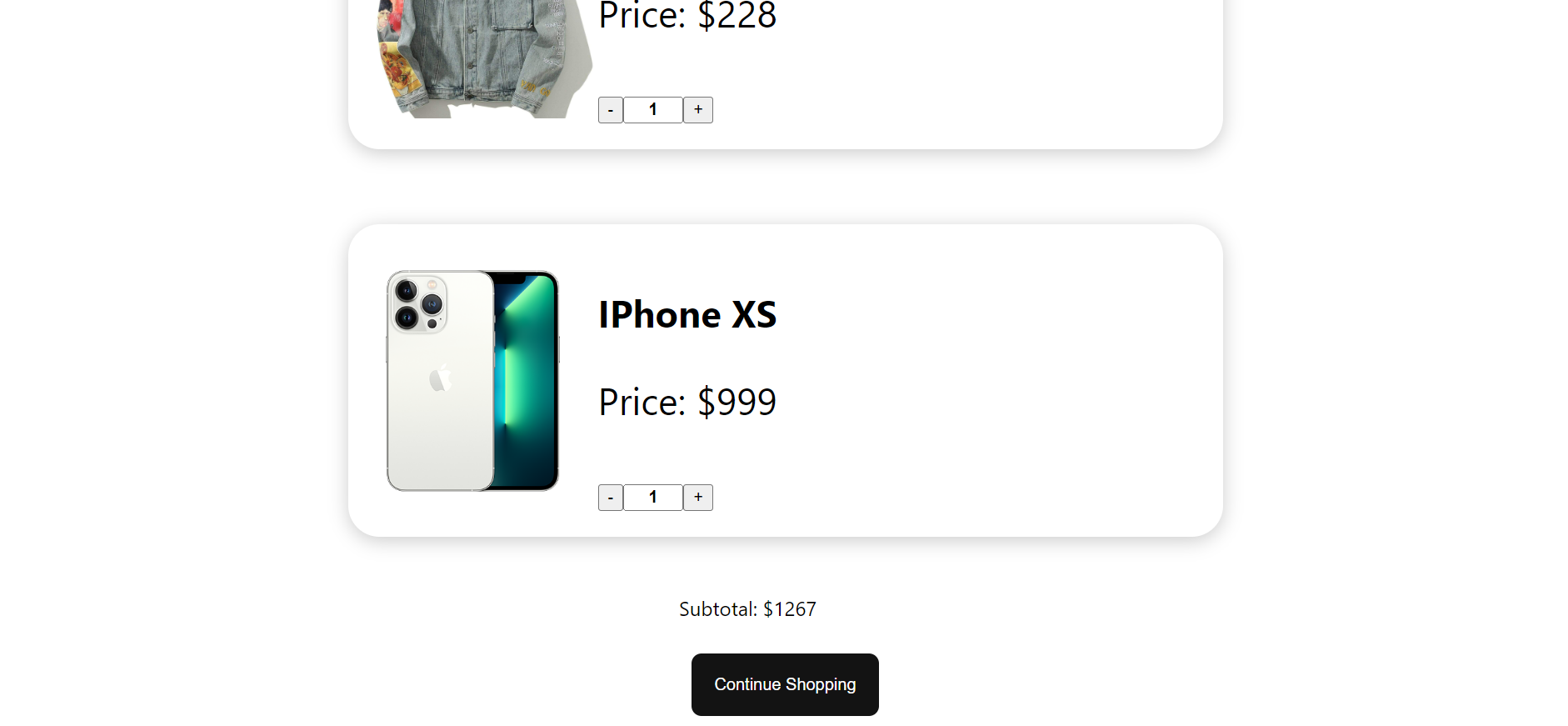 Github Ys3792 React Ecommerce Shop E Commerce Shop Website Created