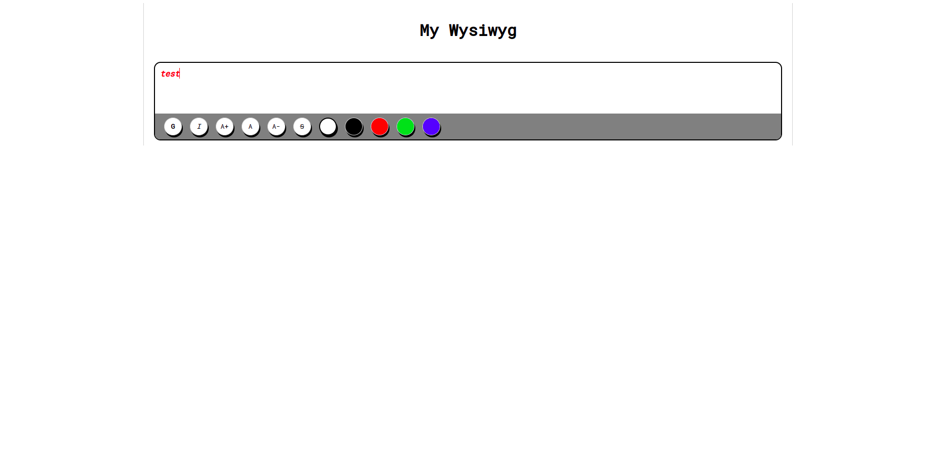 GitHub - hcm346/WYSIWYG