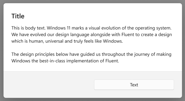 WPF UI Dialog with one button, not with two · Issue #80 · lepoco/wpfui ...