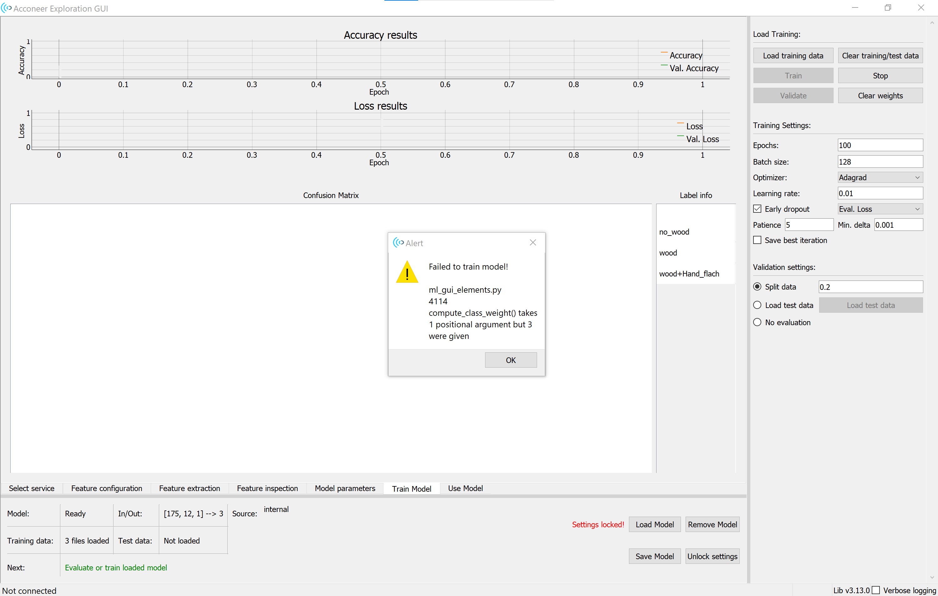 Model Training Fails With Bug · Issue 94 · Acconeer Acconeer Python Exploration · Github
