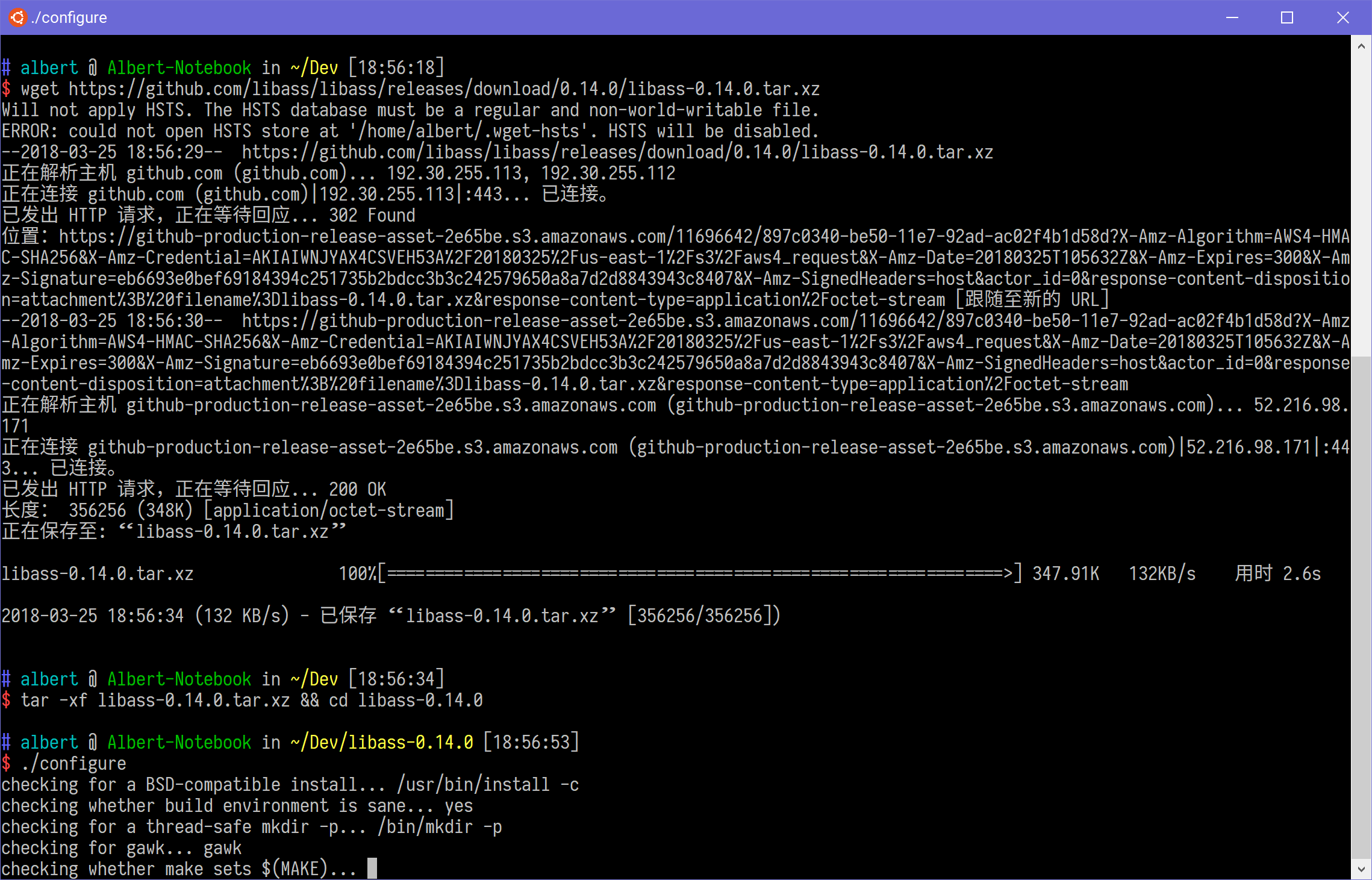 WSL hangs when running configure scripts generated by autoconf · Issue #3052 · microsoft/WSL ...