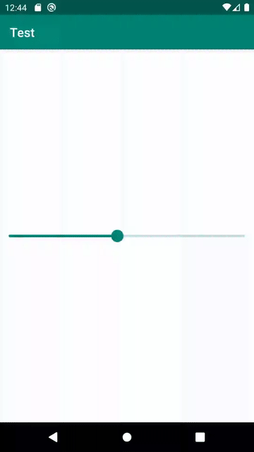 [Slider] Halo of the Slider will be triggered when tapping on its ...