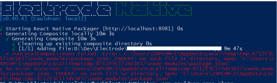 ern run-android failing · Issue #1586 · electrode-io/electrode-native · GitHub