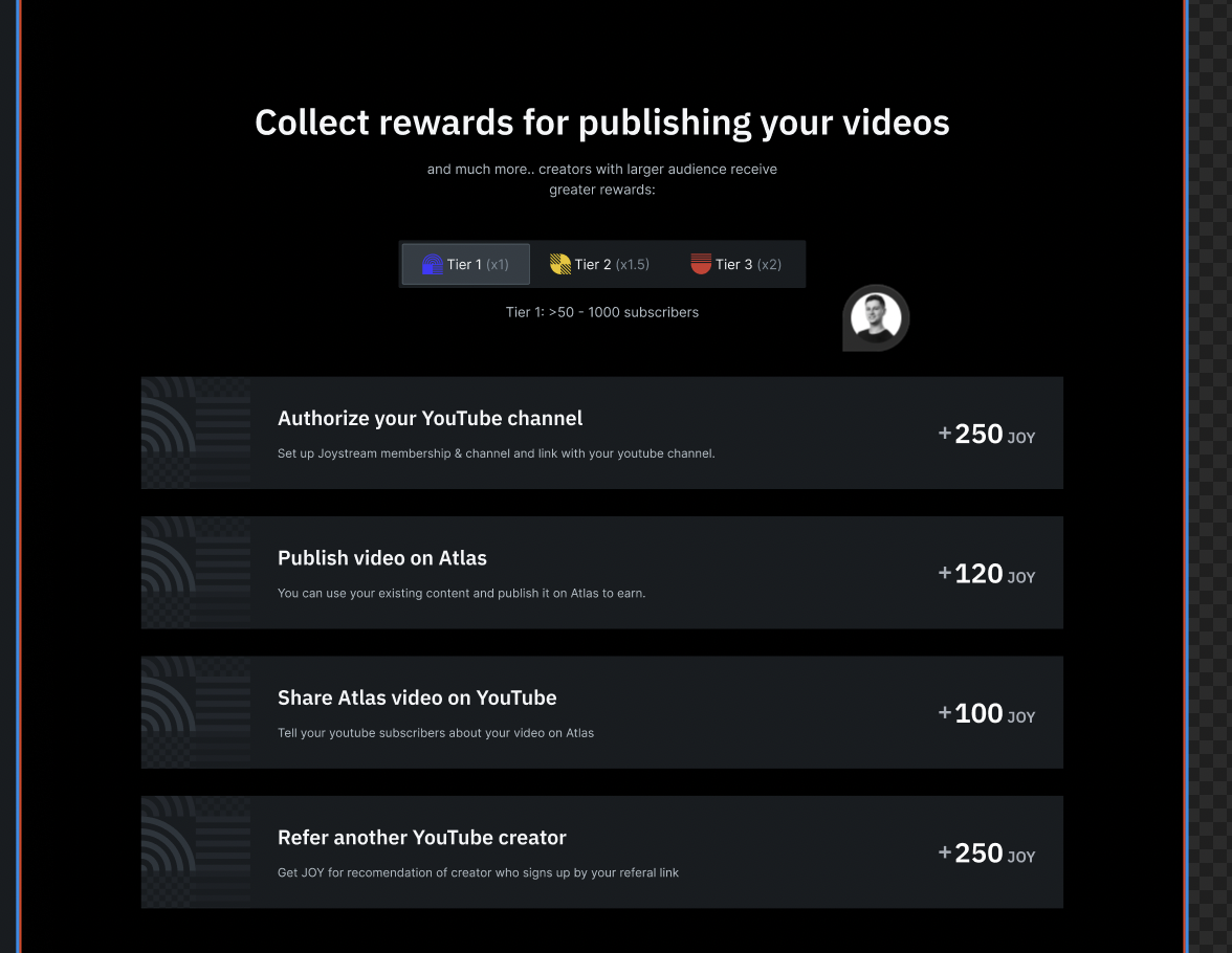 YT LP Rewards Section · Issue #3147 · Joystream/atlas · GitHub