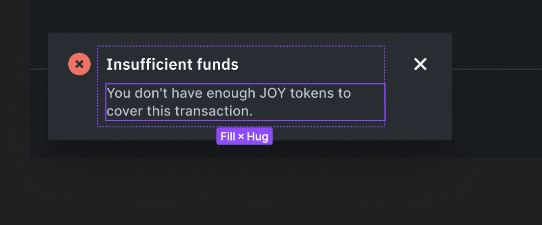 Show error message if the balance is insufficient for buy now · Issue ...