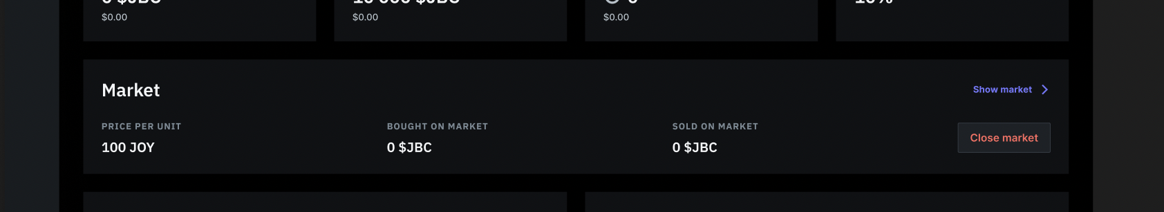 Token Market: Dashboard Widget · Issue #3805 · Joystream/atlas · GitHub