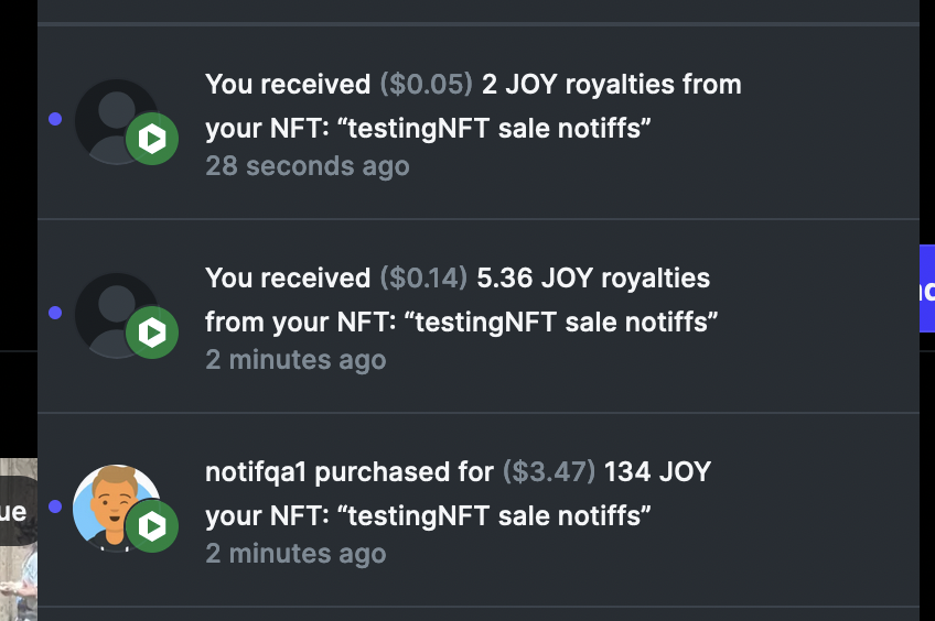 Notifications QA · Issue #4891 · Joystream/atlas · GitHub