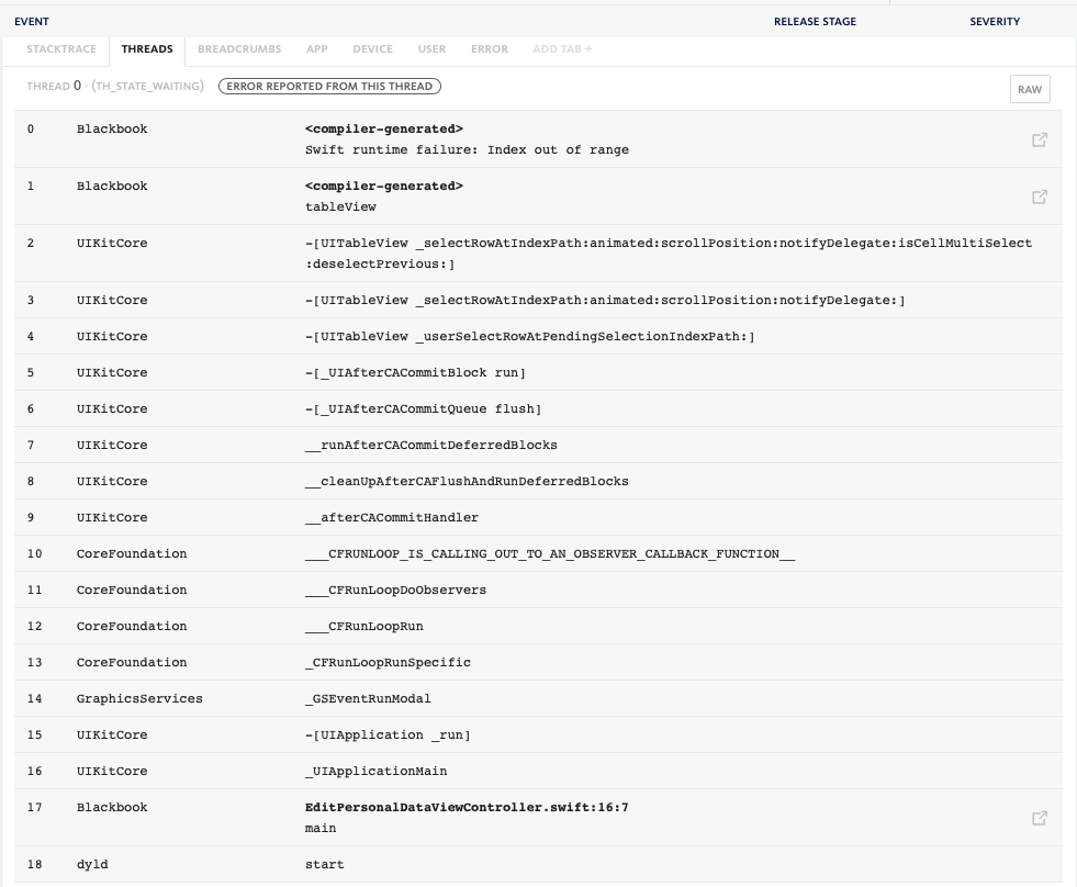 EXC_BREAKPOINT Swift runtime failure: Index out of range · Issue #91 · SURYAKANTSHARMA ...
