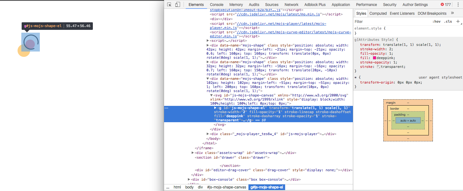 Wrapper div and SVG having wrong dimension · Issue #153 · mojs/mojs · GitHub