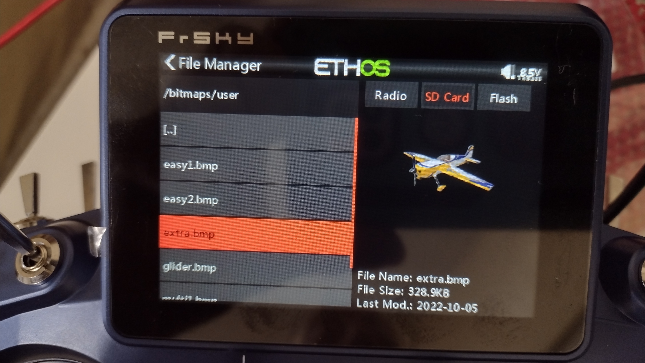 Model pictures not shown in the model or editor. FrSky X18 · Issue #1956 · FrSkyRC/ETHOS ...