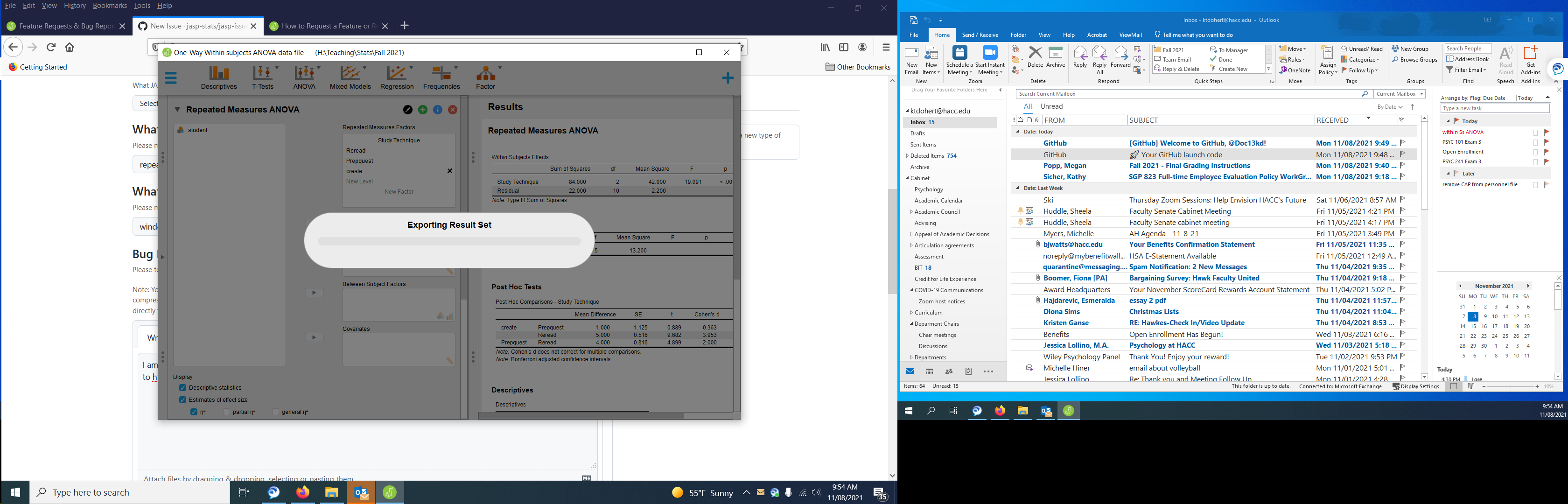 Program freezes when exporting results to html · Issue #1496 · jasp ...