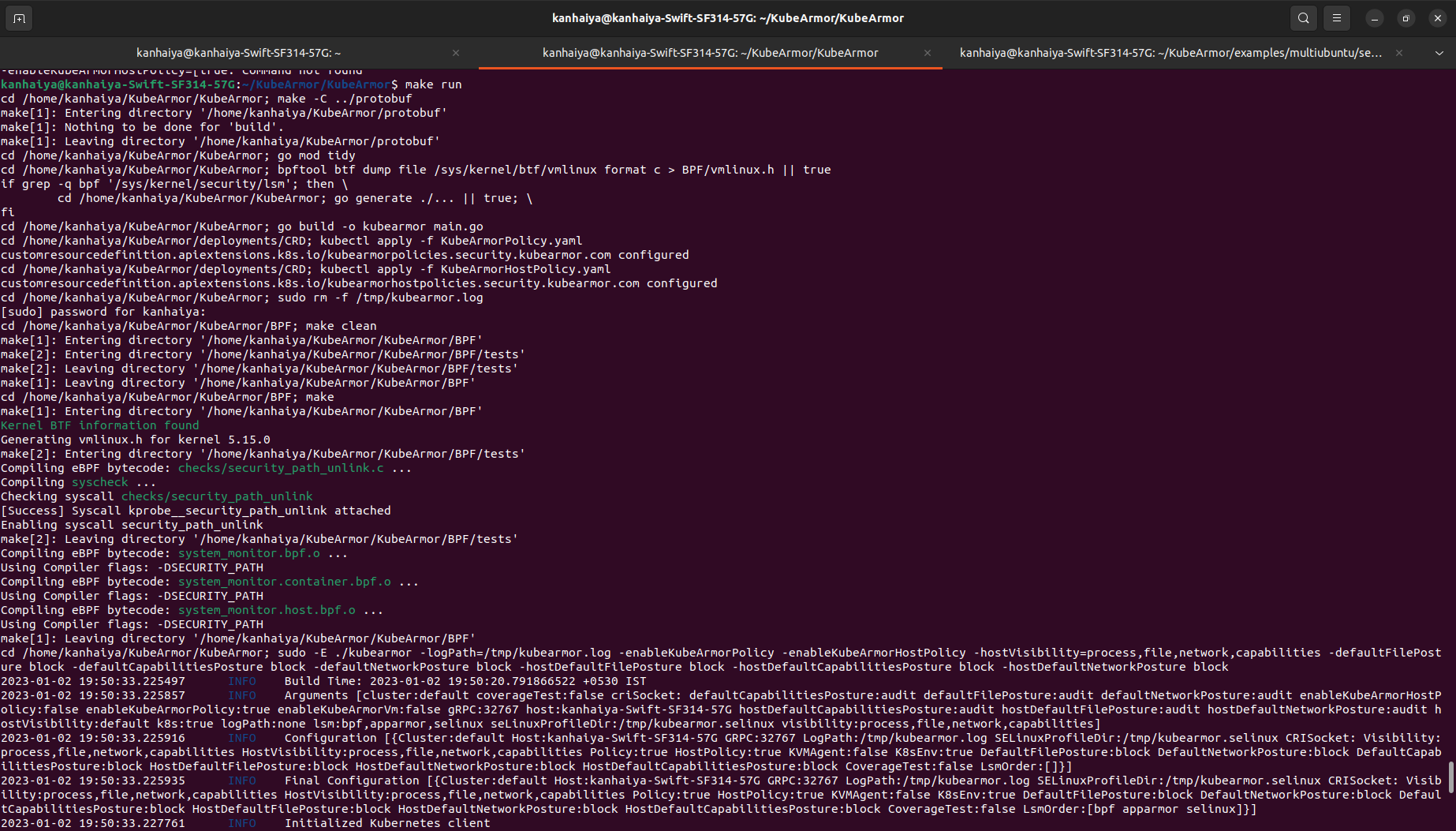 Network policies fails to apply (Apparmor) · Issue #1019 · kubearmor/KubeArmor · GitHub