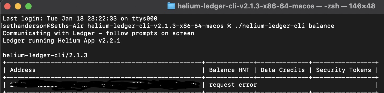 Helium app version 2.2.1 on Ledger Live · Issue #11 · helium/helium-ledger-cli · GitHub