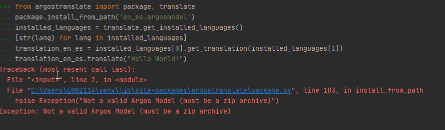 Error cannot get get_installed_languages from ergotranslate package · Issue #282 · argosopentech ...