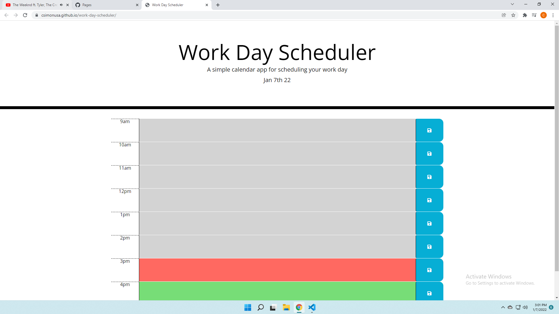GitHub - Csimonusa/work-day-scheduler