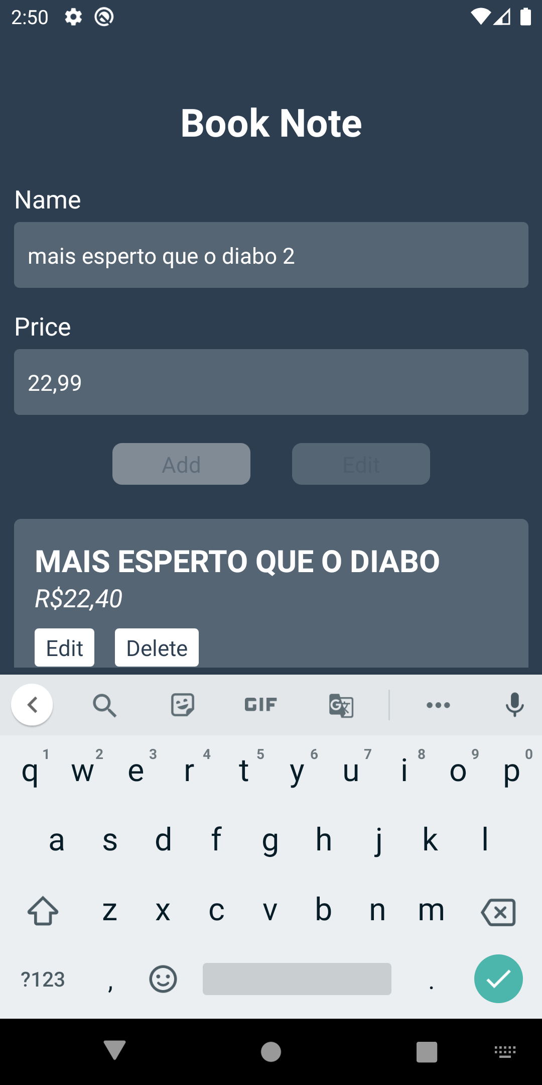 GitHub - richardReitz/book-note-react-native: Note de livros a serem lidos. Feito em exercício ...