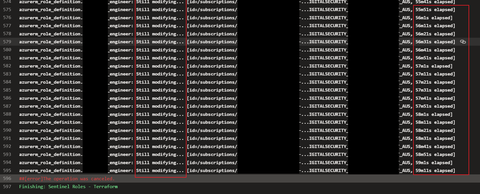 Failed Updatingdeploying Azure Custom Roles Definition Through Terraform · Issue 14094