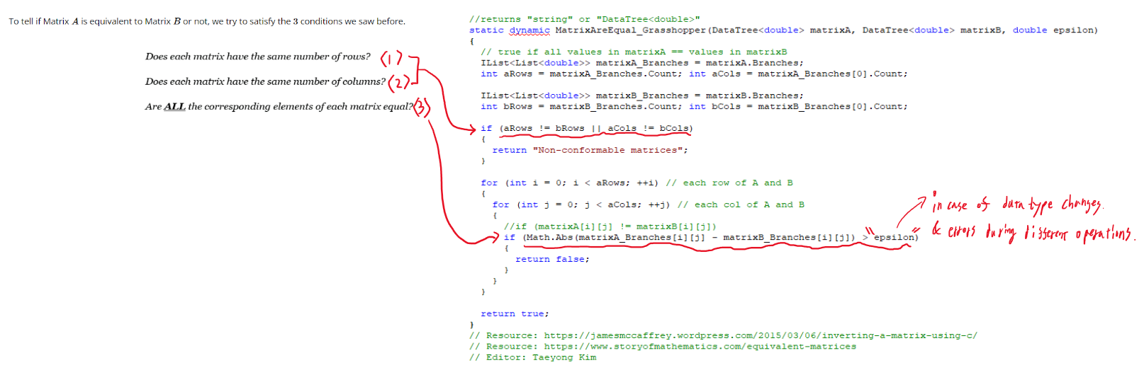 GitHub - TYongK/MA_MatrixOperations: These Codes are C# based Matrix ...