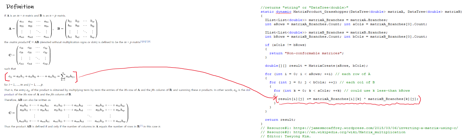 GitHub - TYongK/MA_MatrixOperations: These Codes are C# based Matrix ...
