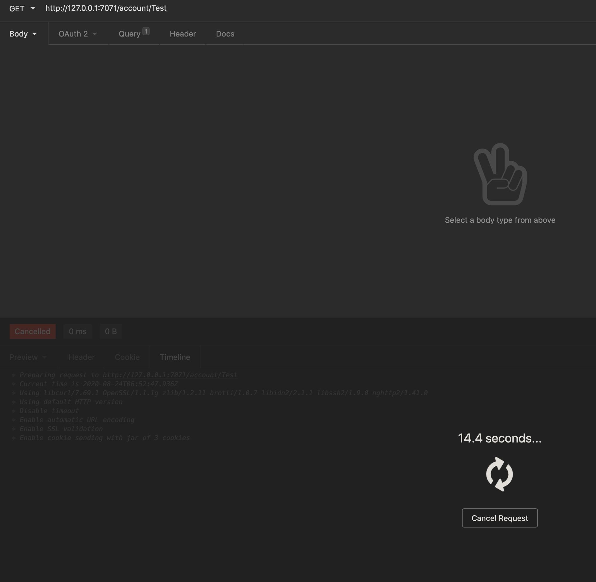 Possible regression: Requests does not work for localhost for macOs ...