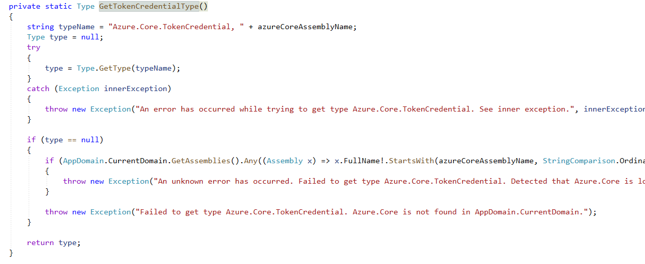Exception While Trying To Authenticate With Defaultazurecredential To 1687