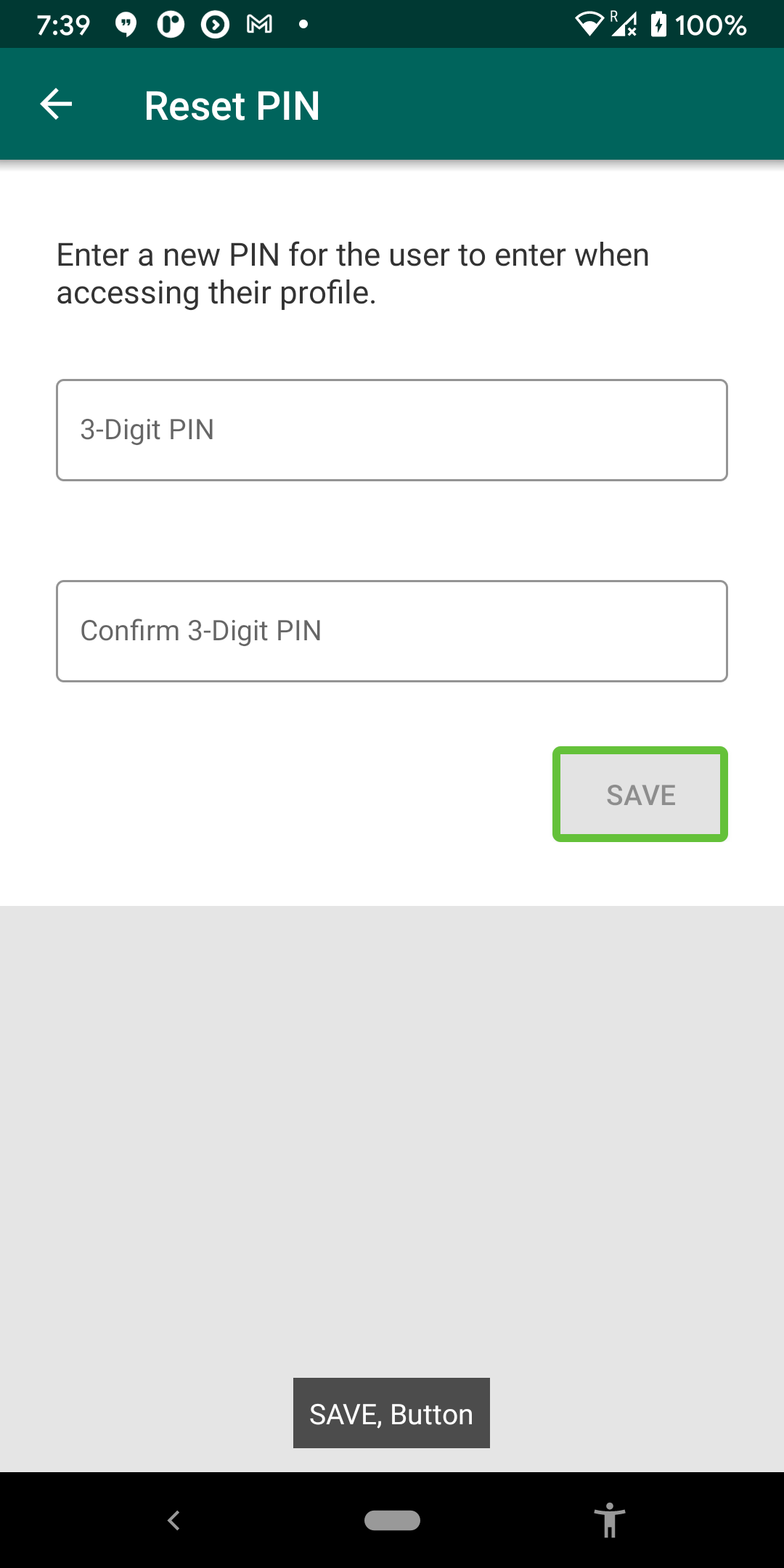 [A11y] Profile Reset PIN Screen · Issue #2623 · oppia/oppia-android · GitHub