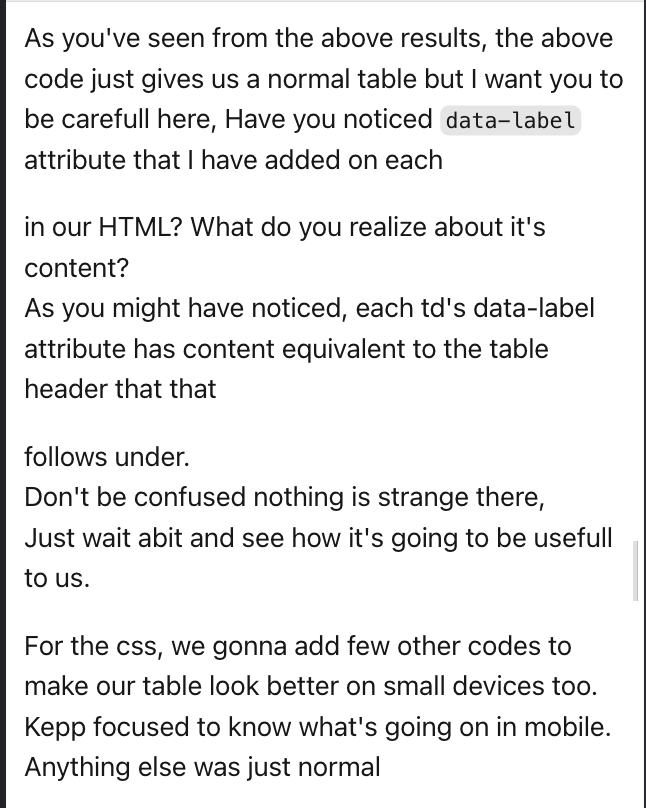 Overflow in the x direction is scrollable for smaller devices. · Issue #18284 · forem/forem · GitHub