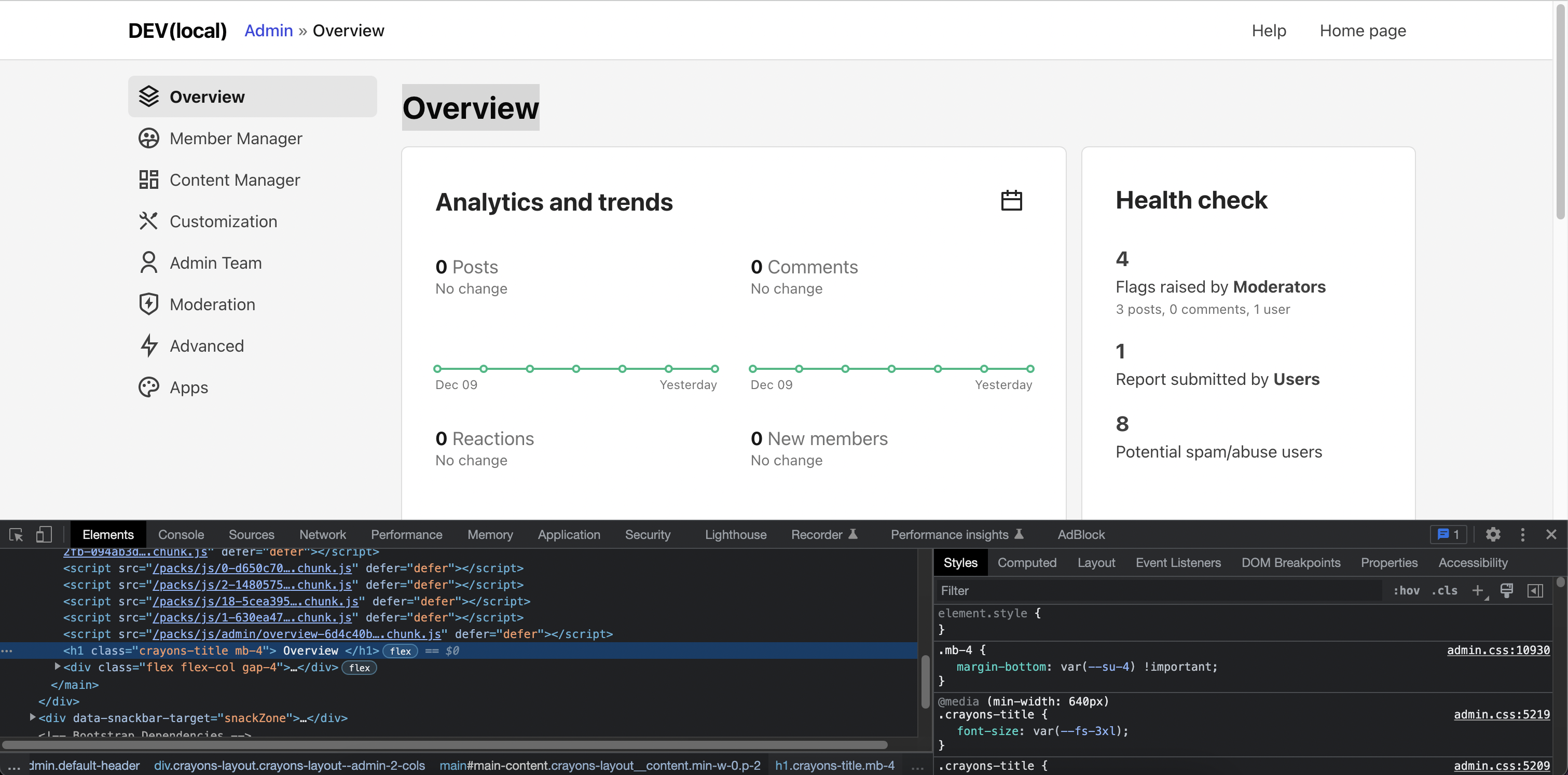 Keep consistent headings in admin section · Issue #18875 · forem/forem · GitHub