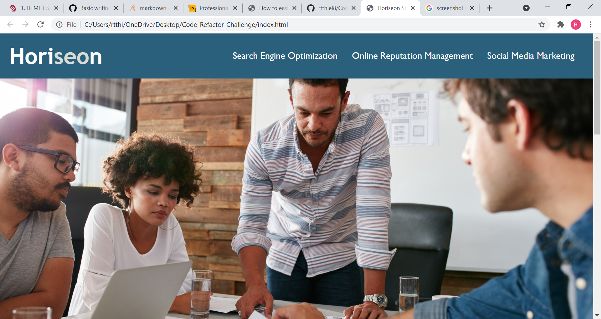 GitHub - rtthiel8/Code-Refactor-Challenge