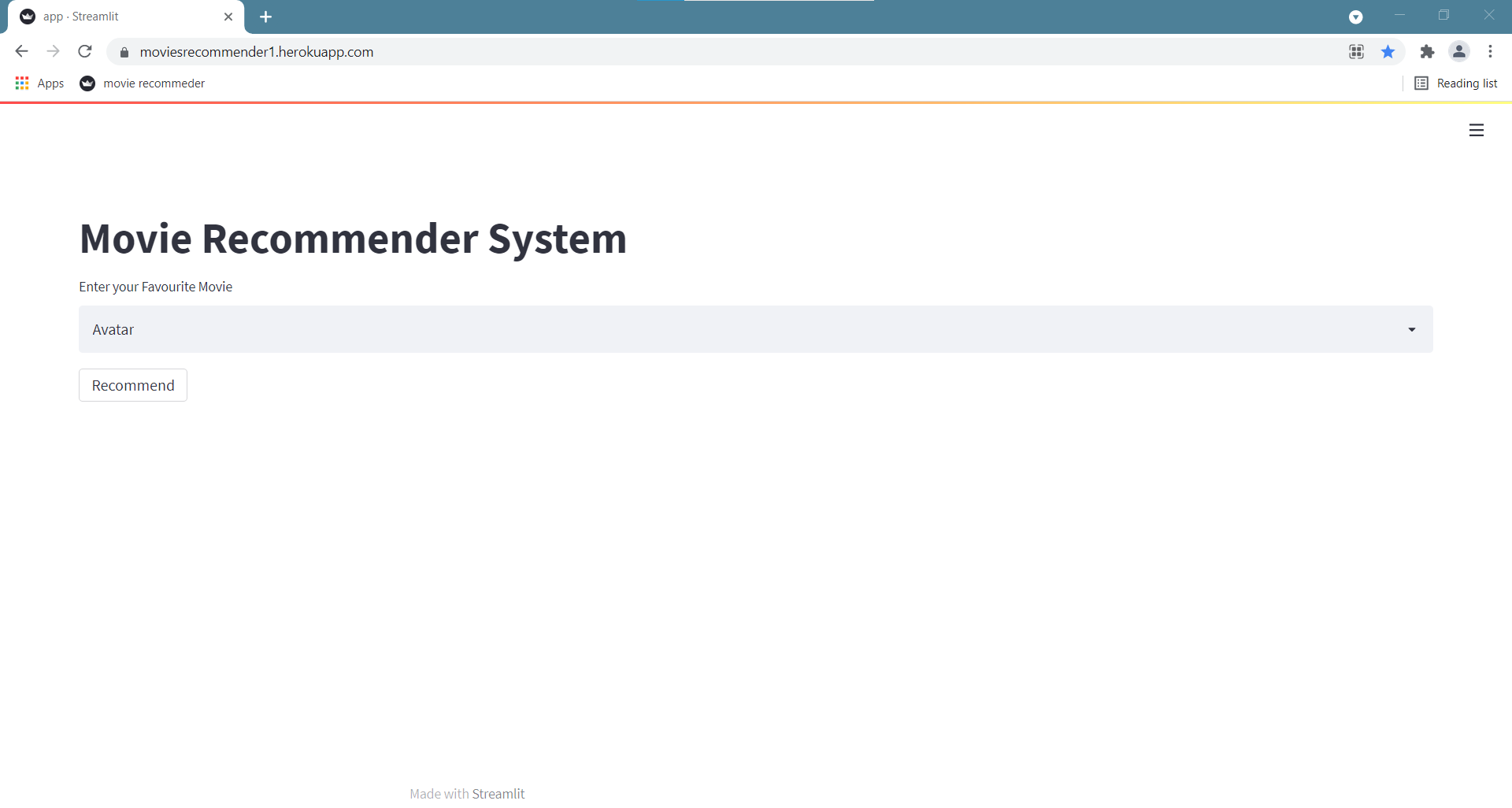 GitHub - adilcr01/Movie-Recommendation-System