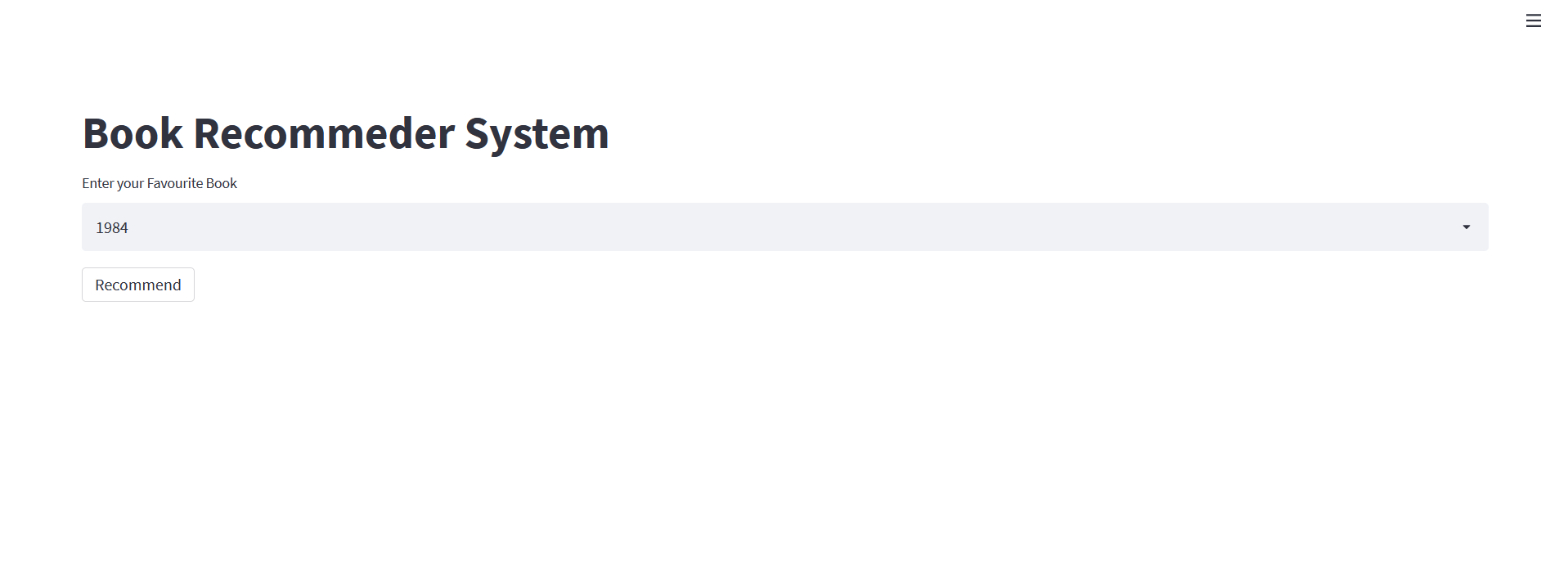 Github Adilcr01 Book Recommender System