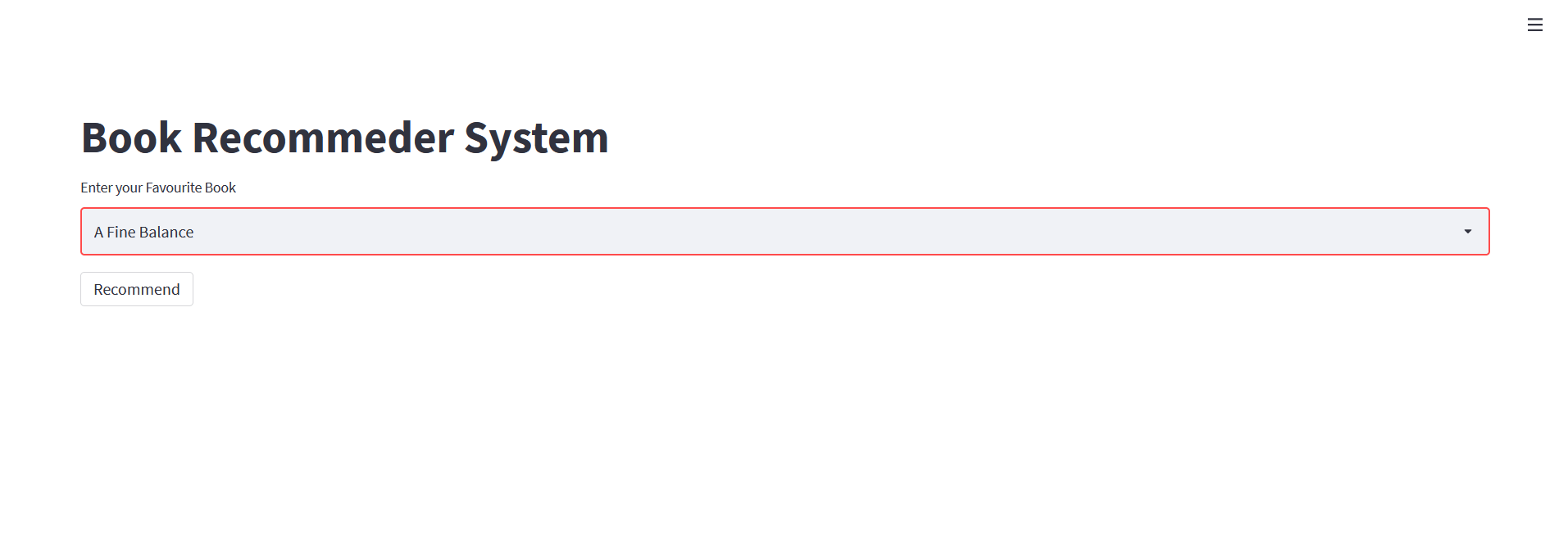 Github Adilcr01 Book Recommender System