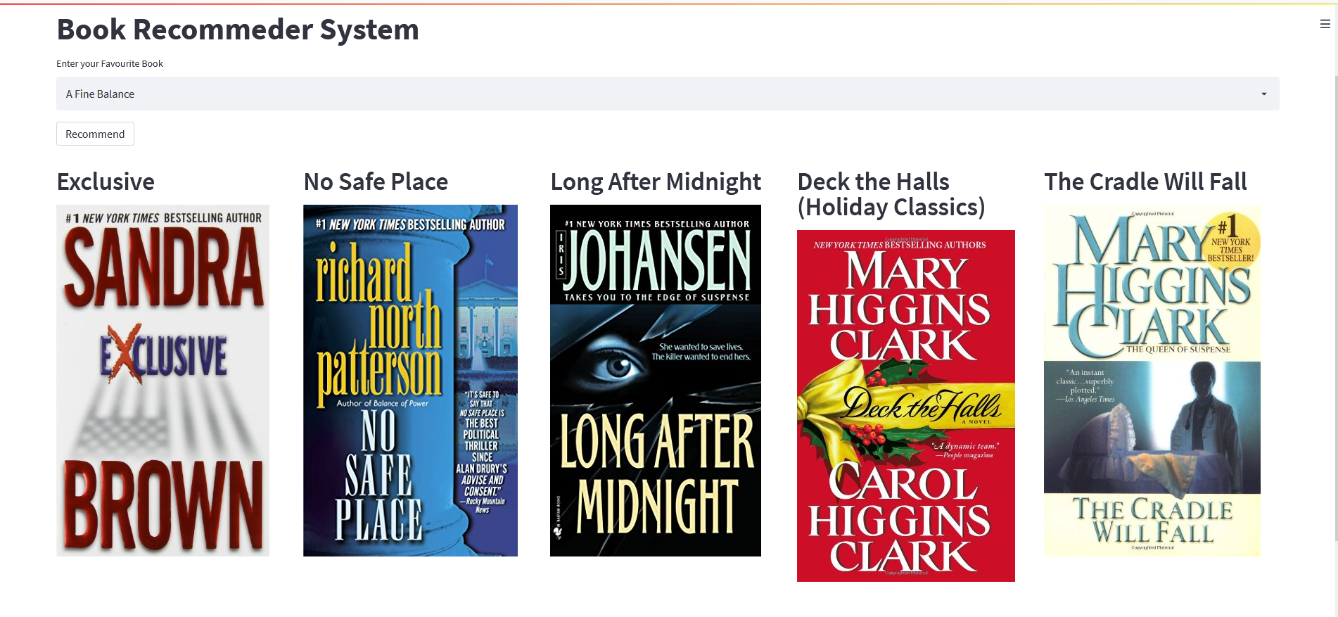 Github Adilcr01 Book Recommender System