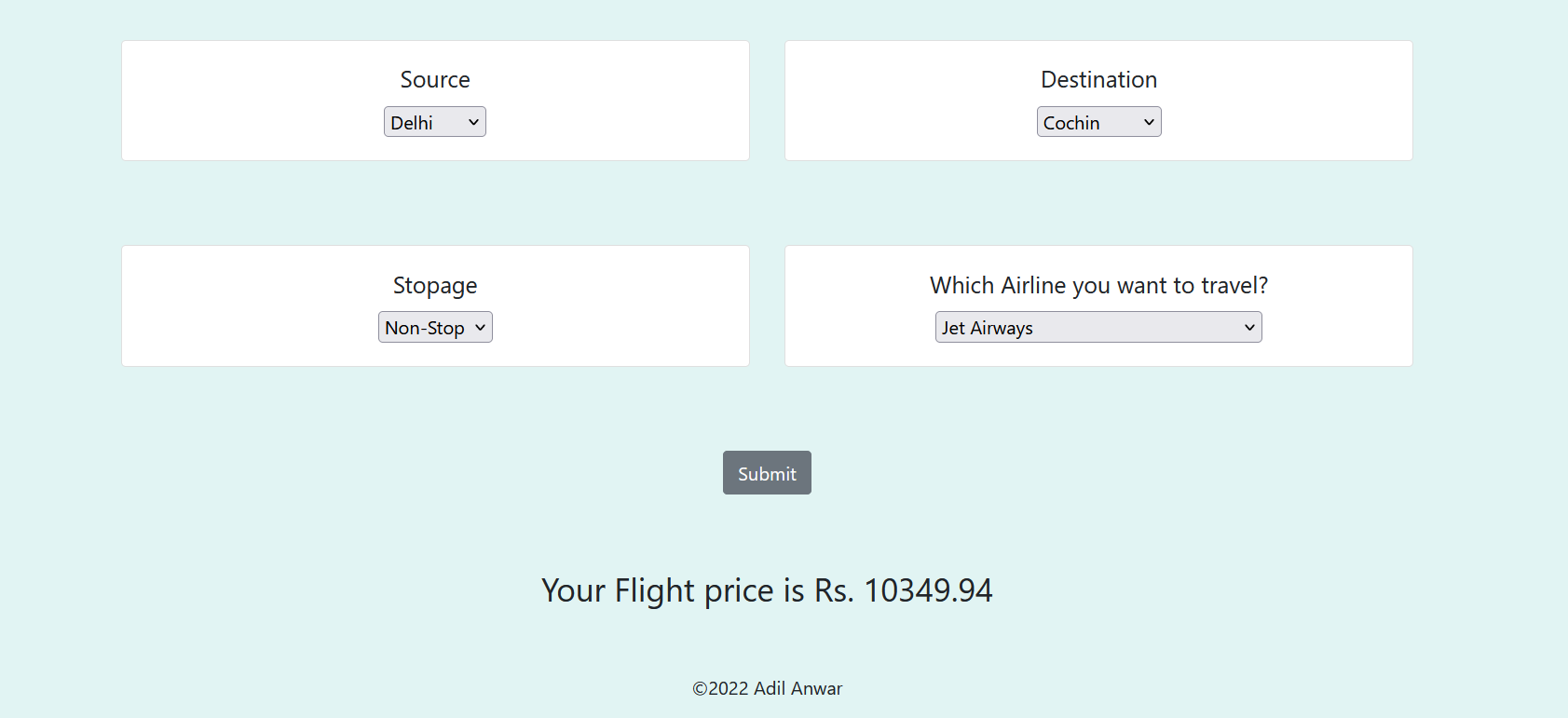 GitHub - adilcr01/Flight-Price-Prediction-App