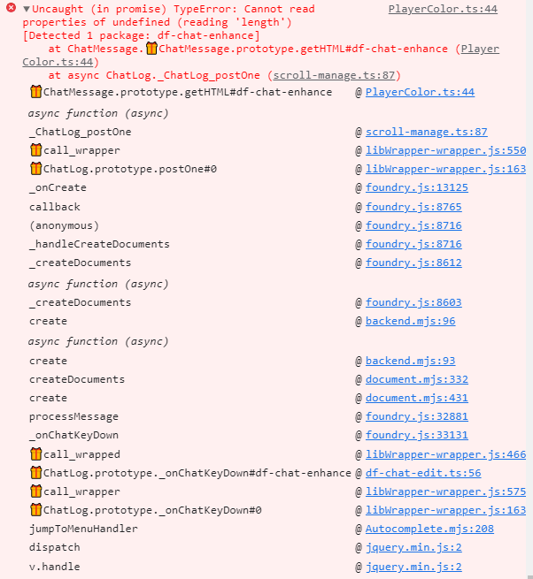 DF Chat Enhancements: Messages not being written to chat · Issue #203 · flamewave000 ...