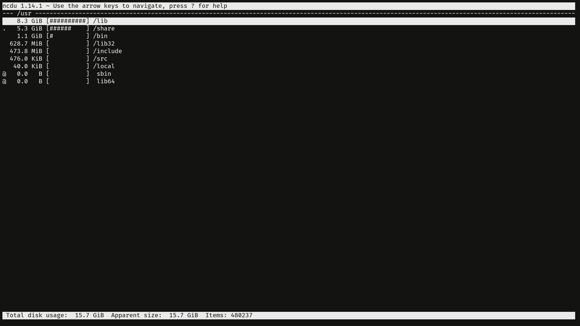 Highlighted Text In Ncdu Over Ssh · Issue 3028 · Alacrittyalacritty 