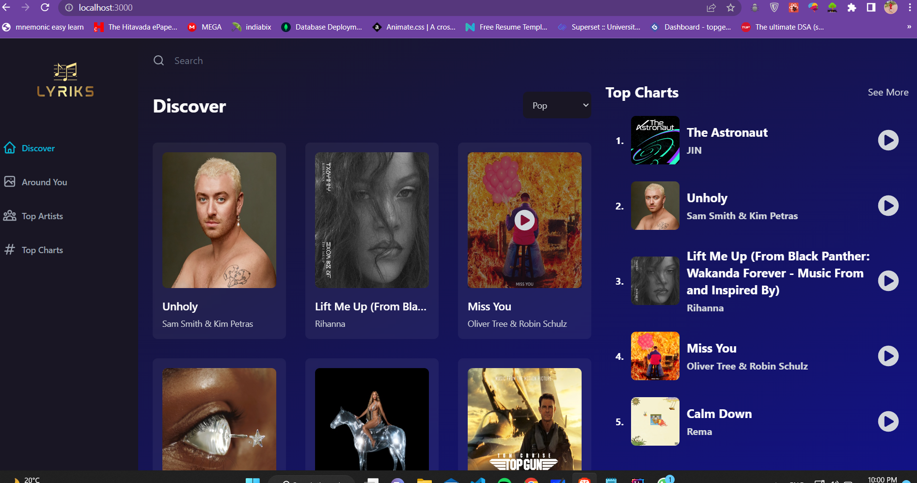 GitHub - sanket0708/Lyriks-Music-App
