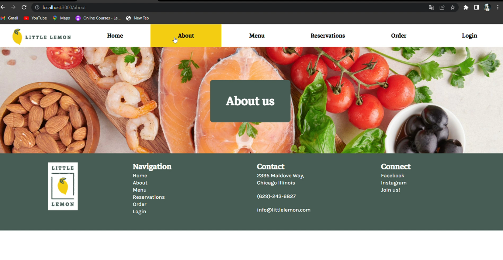 GitHub - prashantjagtap2909/Little-Lemon: Little Lemon Restaurant