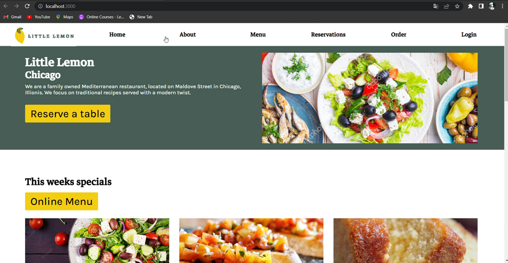 GitHub - prashantjagtap2909/Little-Lemon: Little Lemon Restaurant